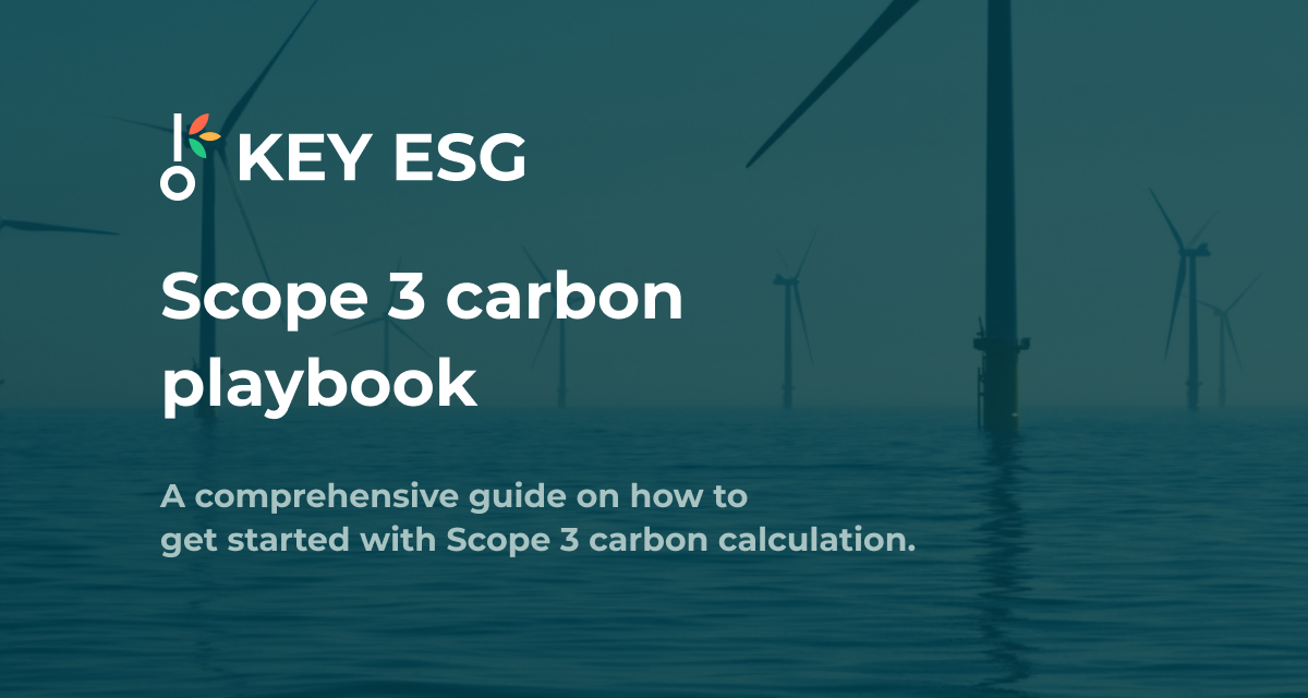 KEY ESG's guide to getting started with Scope 3 calculation.